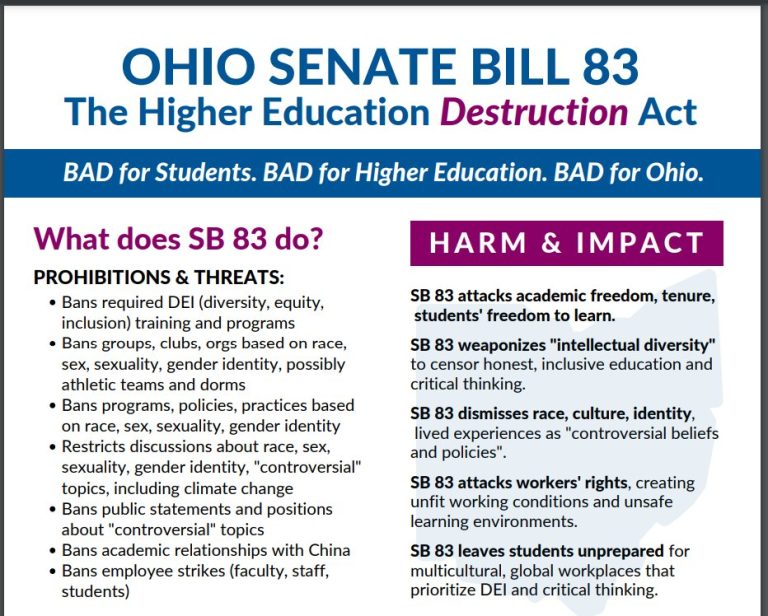 Ohio House Bill 83 Endangers Education - LJ Cunningham